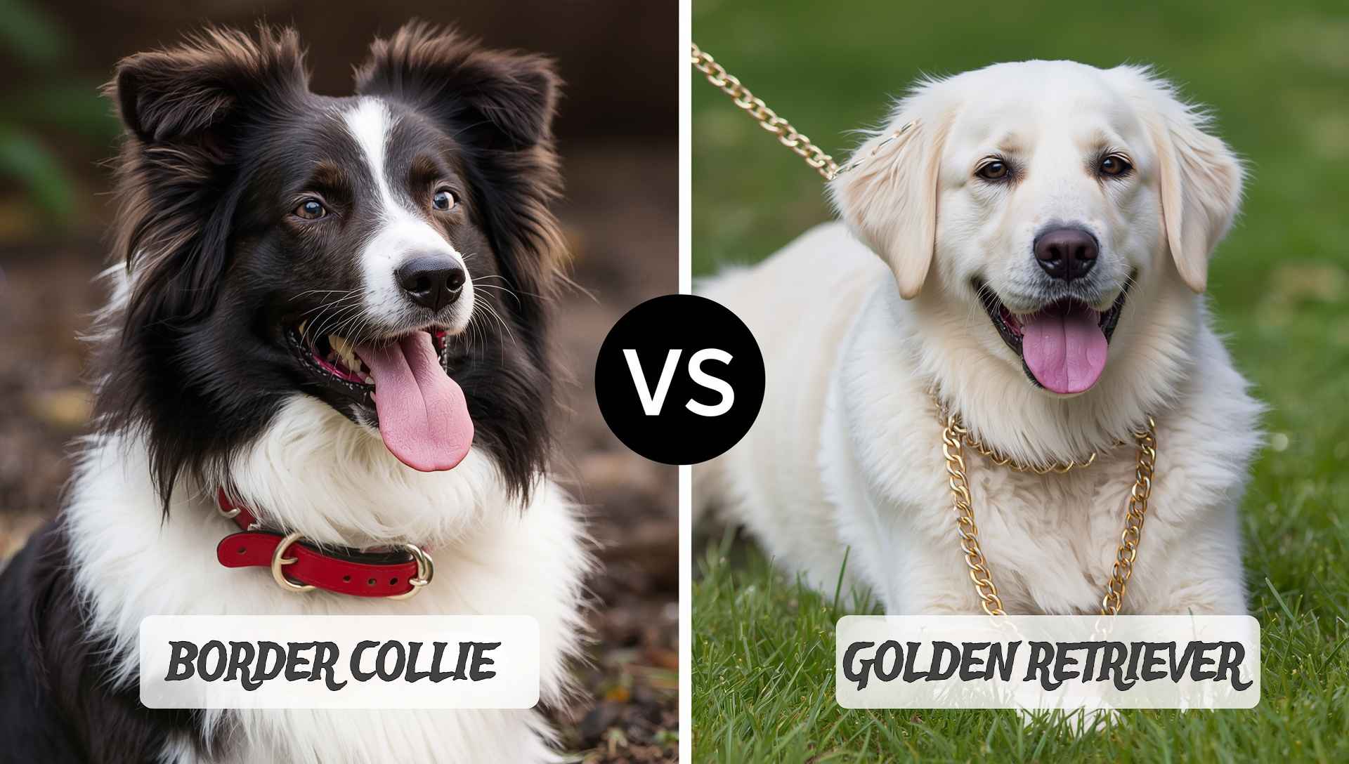 Border Collie vs Golden Retriever: Complete Breed Guide