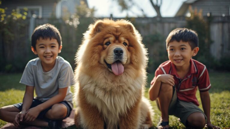 Golden Chow Retriever ( chow and golden retriever mix dogs )